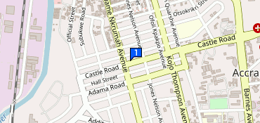 Blue Royal Hotel (Adabraka), Castle Rd, Accra, phone +233 30 220 1934